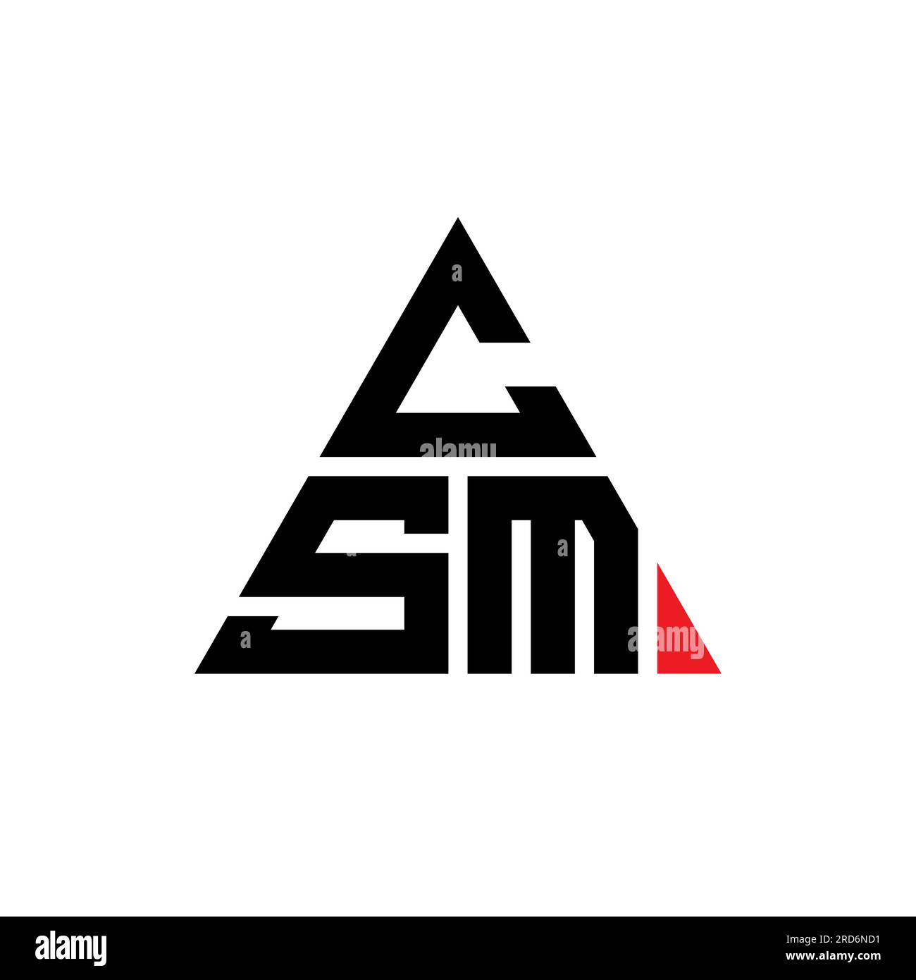 Csm Triangle Letter Logo Design With Triangle Shape Csm Triangle Logo Design Monogram Csm