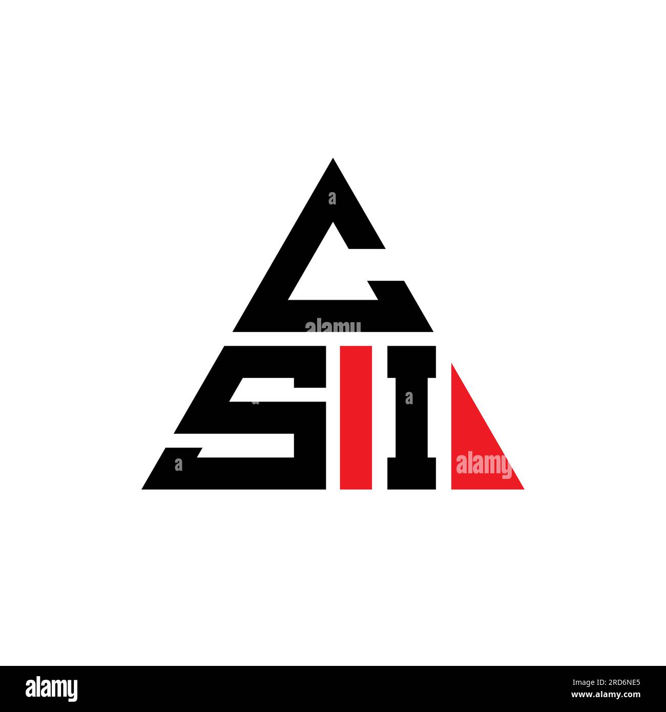 CSI triangle letter logo design with triangle shape. CSI triangle logo ...
