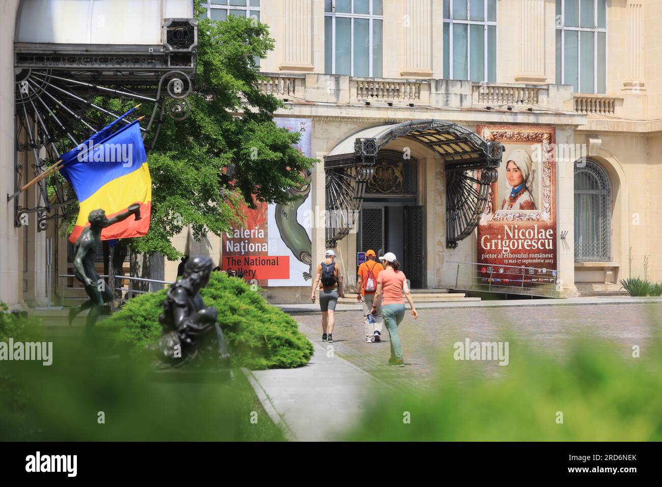 The National Art Gallery in Bucharest, in the former Royal Palace on ...