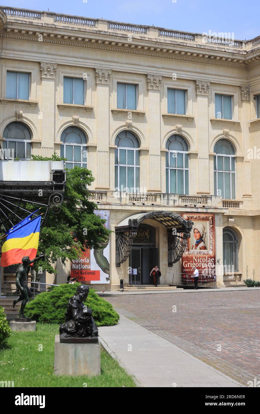 The National Art Gallery in Bucharest, in the former Royal Palace on ...