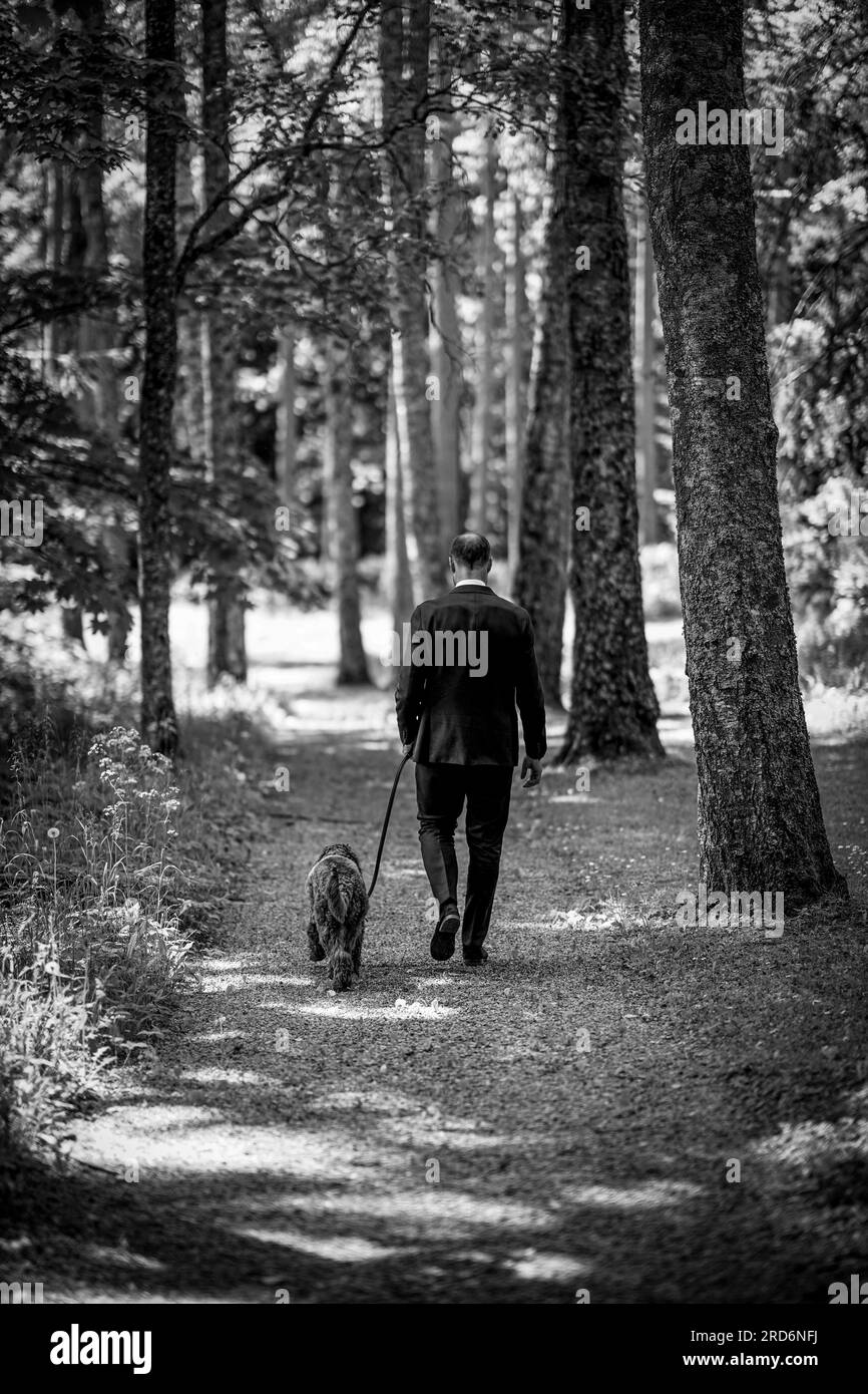 Ones walk Black and White Stock Photos & Images - Alamy