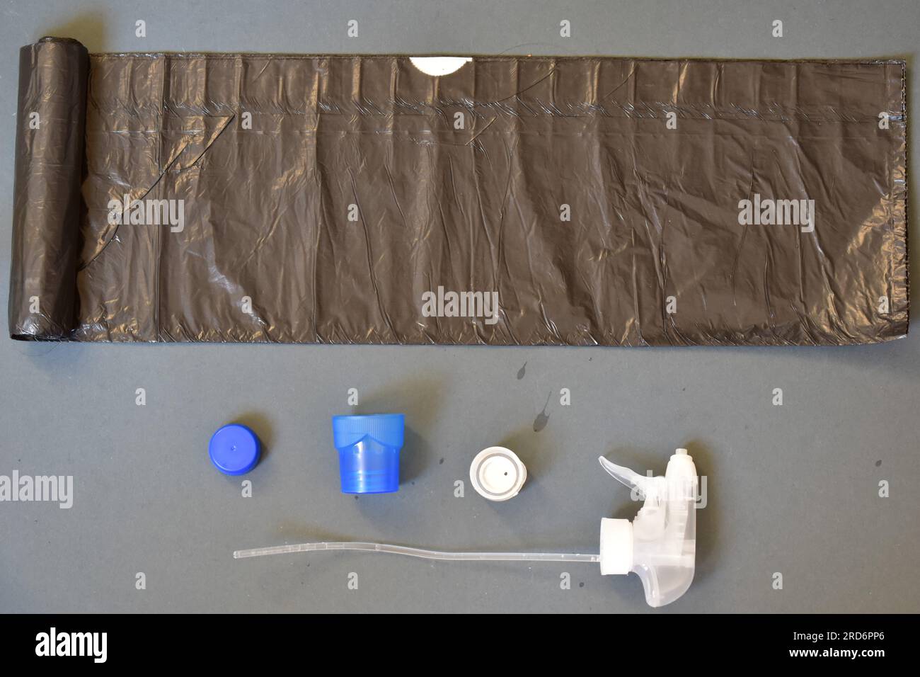 set of cleaning products shoot in studio concept Stock Photo - Alamy
