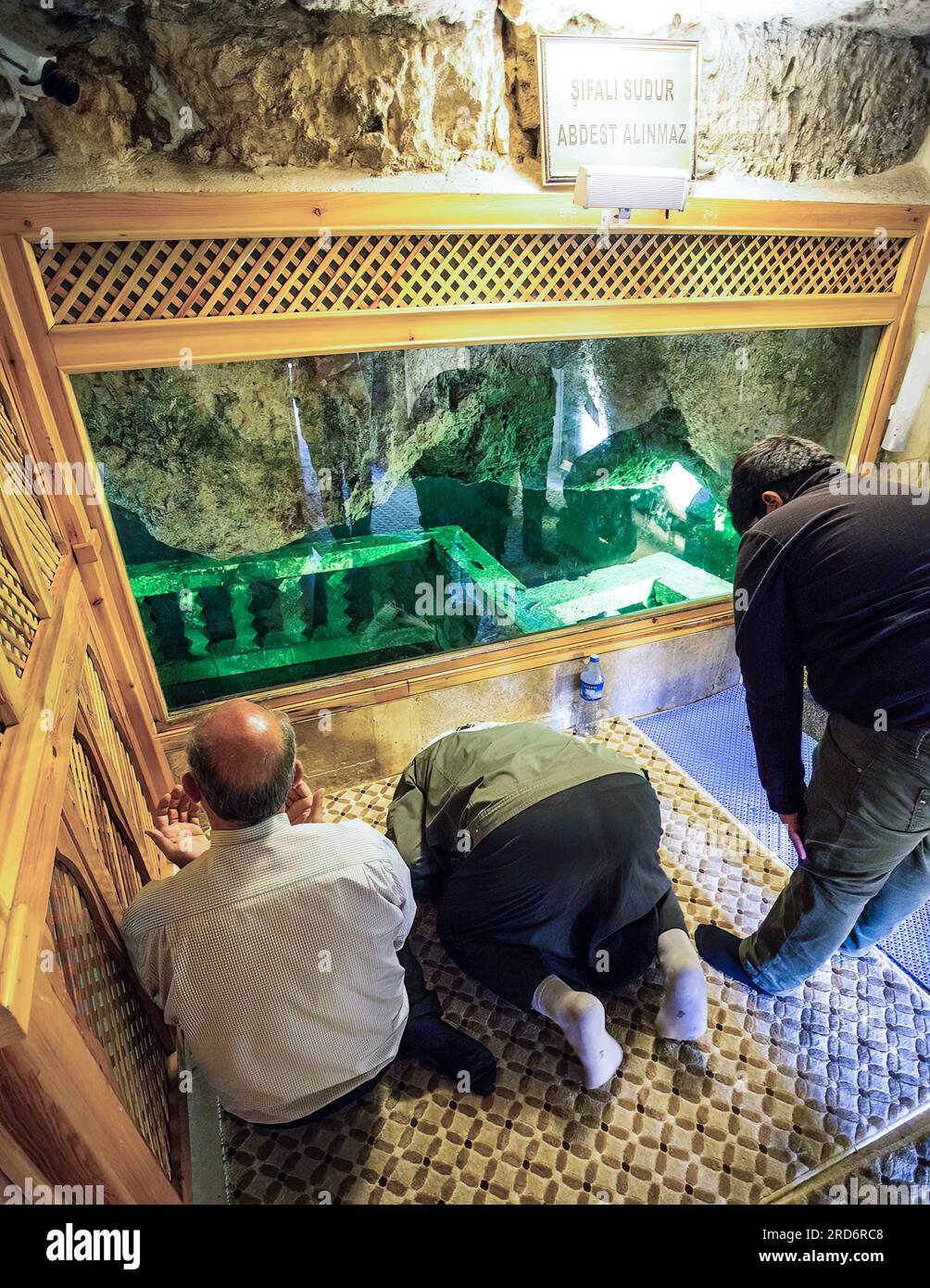 Pool of Sacred Fish Stock Photo - Alamy