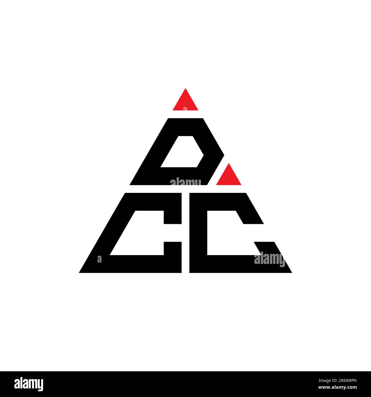 DCB triangle letter logo design with triangle shape. DCB triangle logo ...