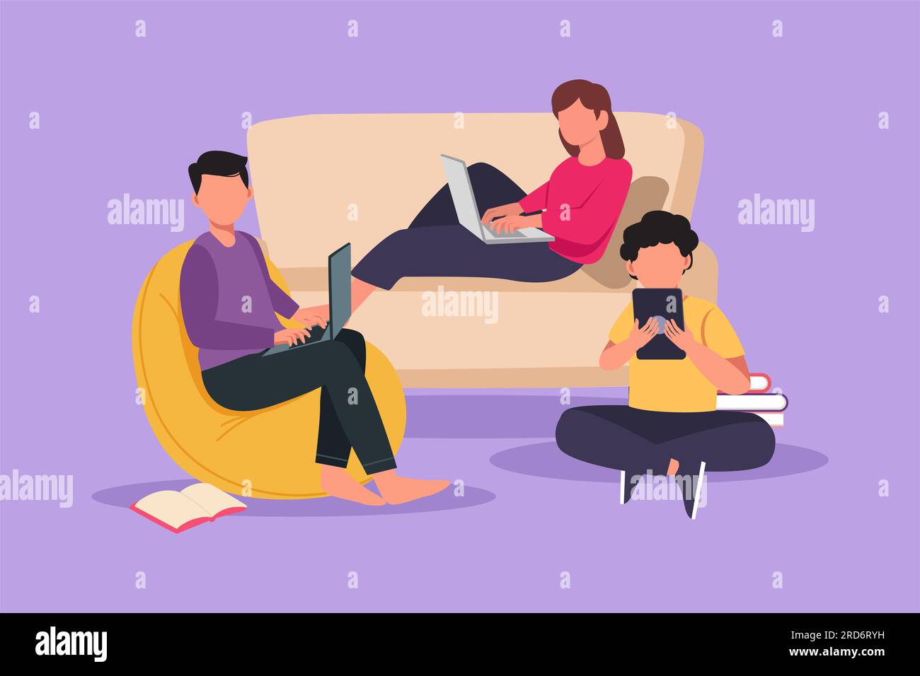 Technology addiction art hi-res stock photography and images - Alamy