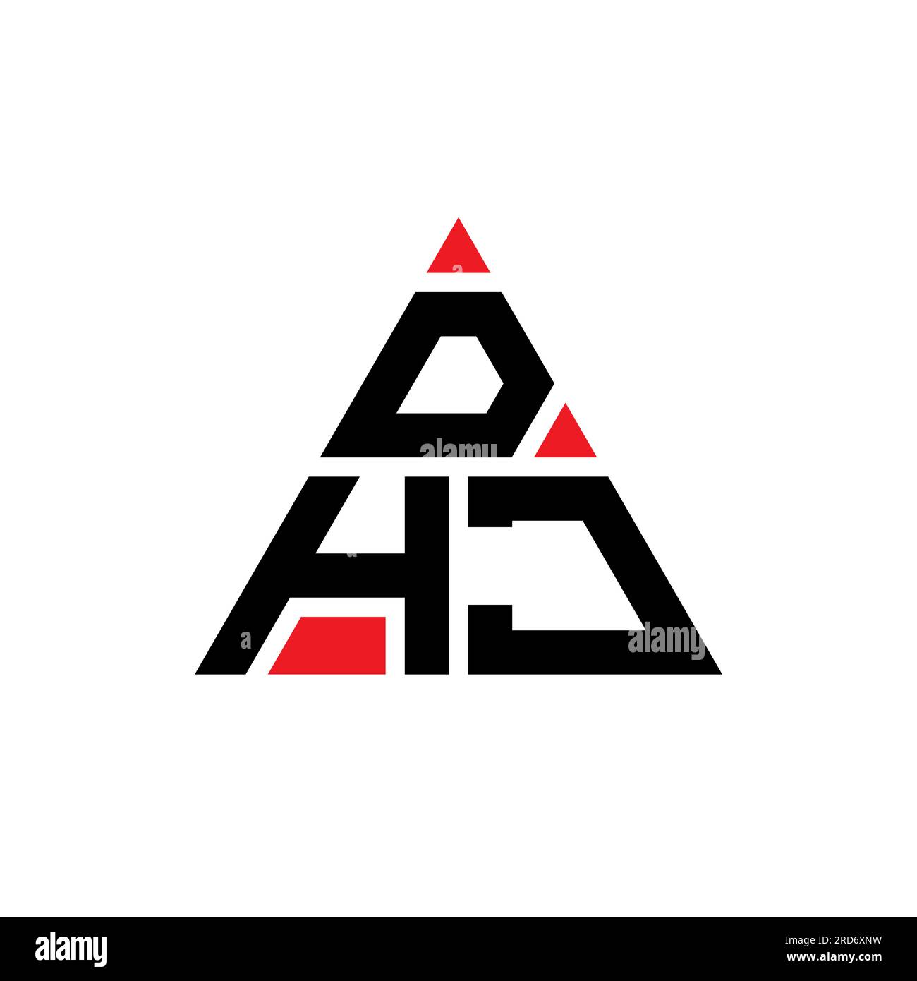 Dhj font Stock Vector Images - Alamy