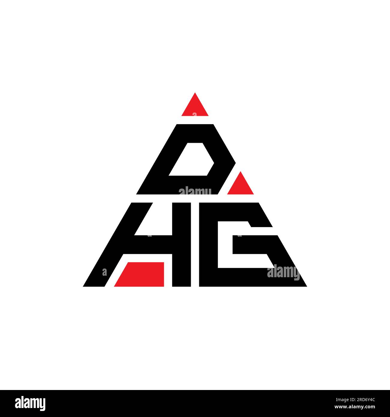 Dhg logo design hi-res stock photography and images - Alamy