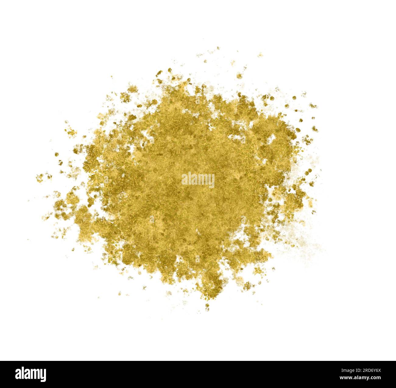 golden stain gold paint smear stroke stain set. Abstract gold ...