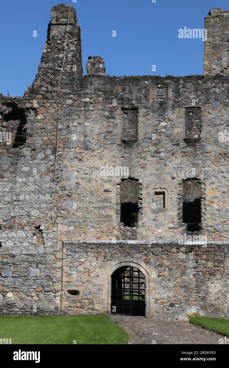 Exterior of Balvenie Castle Moray Scotland July 2023 Stock Photo - Alamy