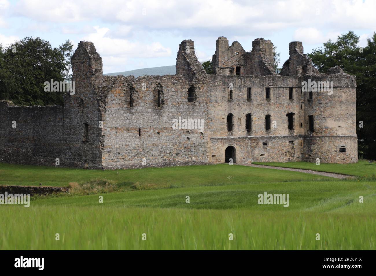 Exterior of Balvenie Castle Moray Scotland July 2023 Stock Photo - Alamy