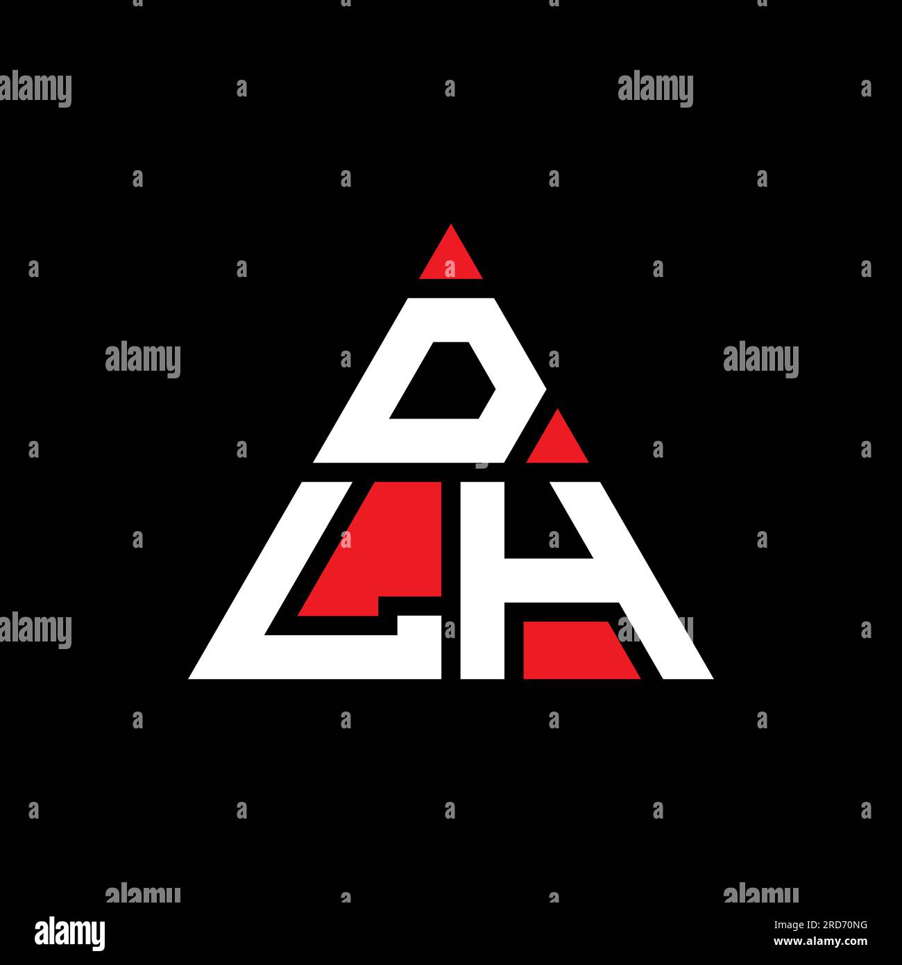 Dlh logo design hi-res stock photography and images - Alamy