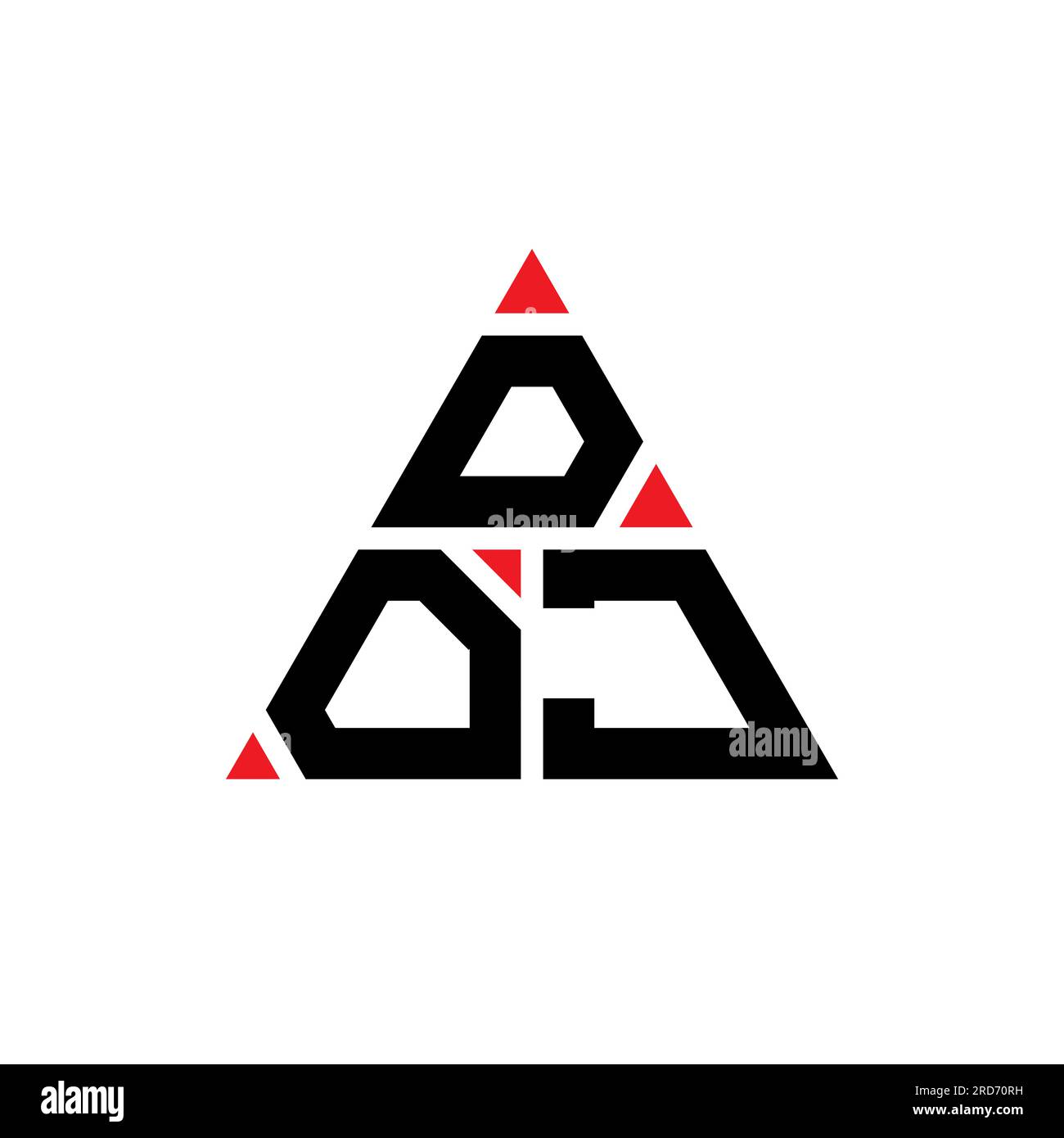 Doj logo design Stock Vector Images - Alamy