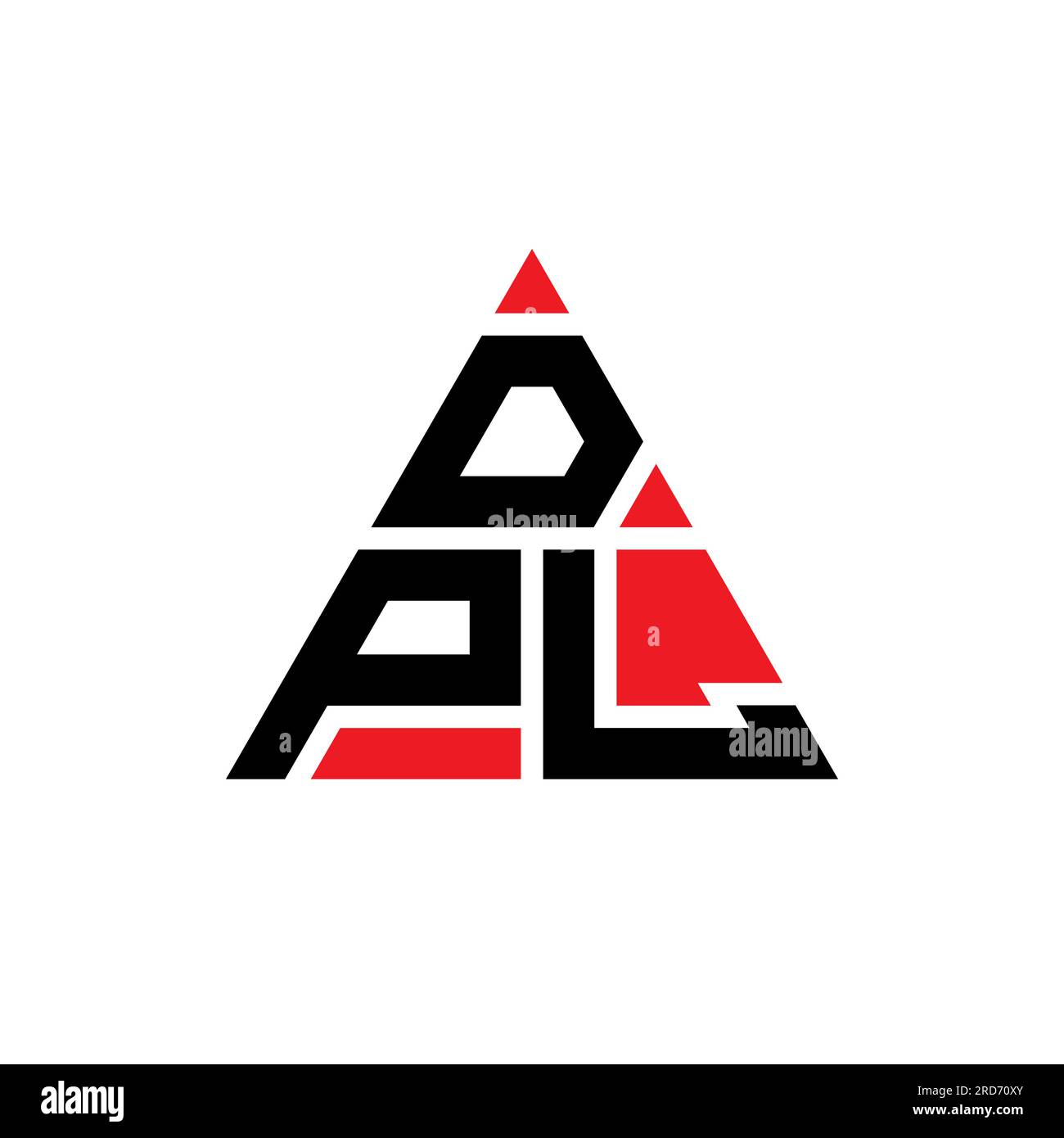 Dpl Triangle Letter Logo Design With Triangle Shape Dpl Triangle Logo Design Monogram Dpl