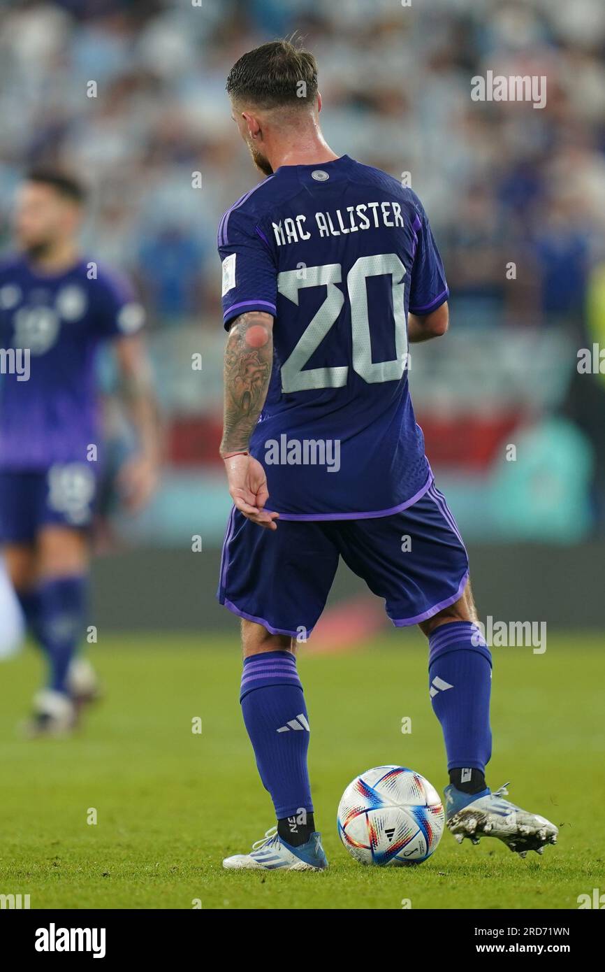 Argentina poland world cup 2022 mac allister hi-res stock photography and images - Alamy