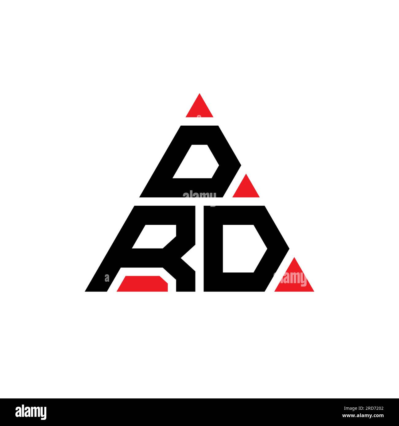 DRD triangle letter logo design with triangle shape. DRD triangle logo ...