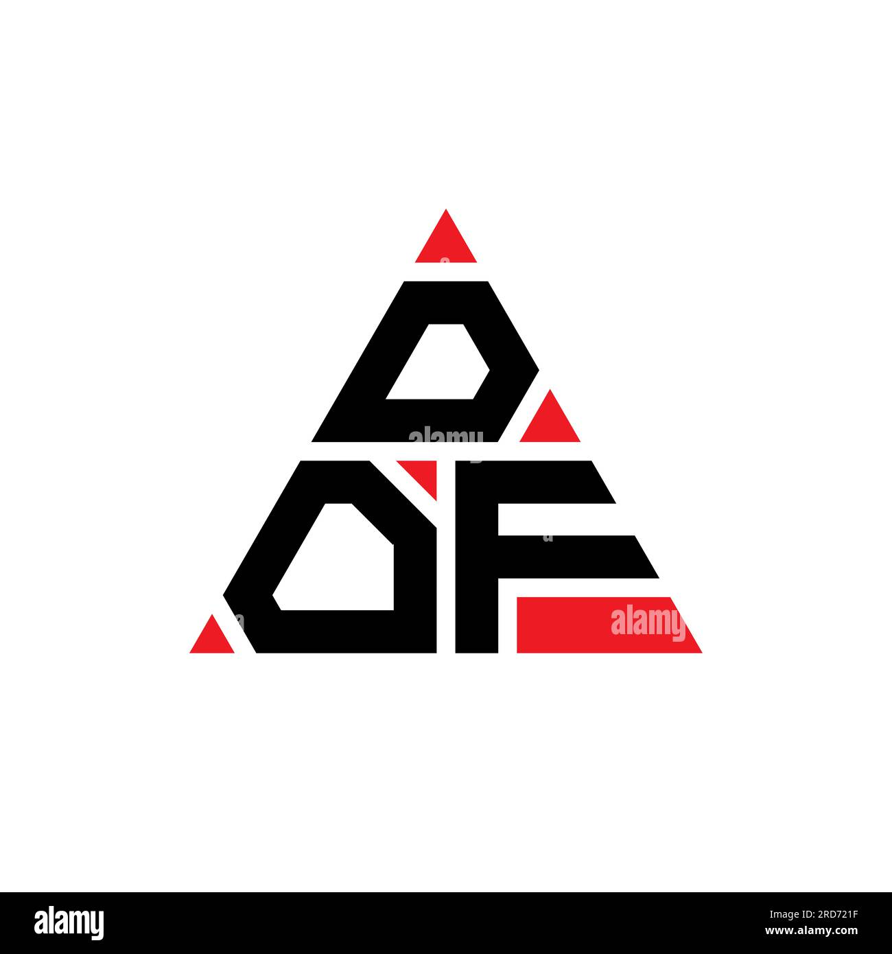 DOF triangle letter logo design with triangle shape. DOF triangle logo ... DOF triangle letter logo design with triangle shape. DOF triangle logo ...