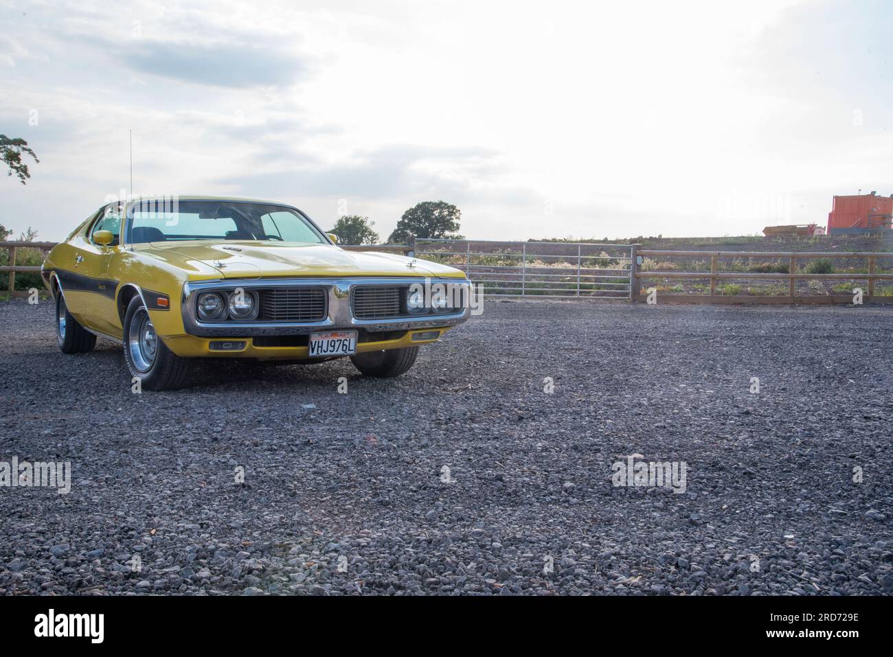 1973 Dodge Charger 440 Magnum American muscle car Stock Photo - Alamy
