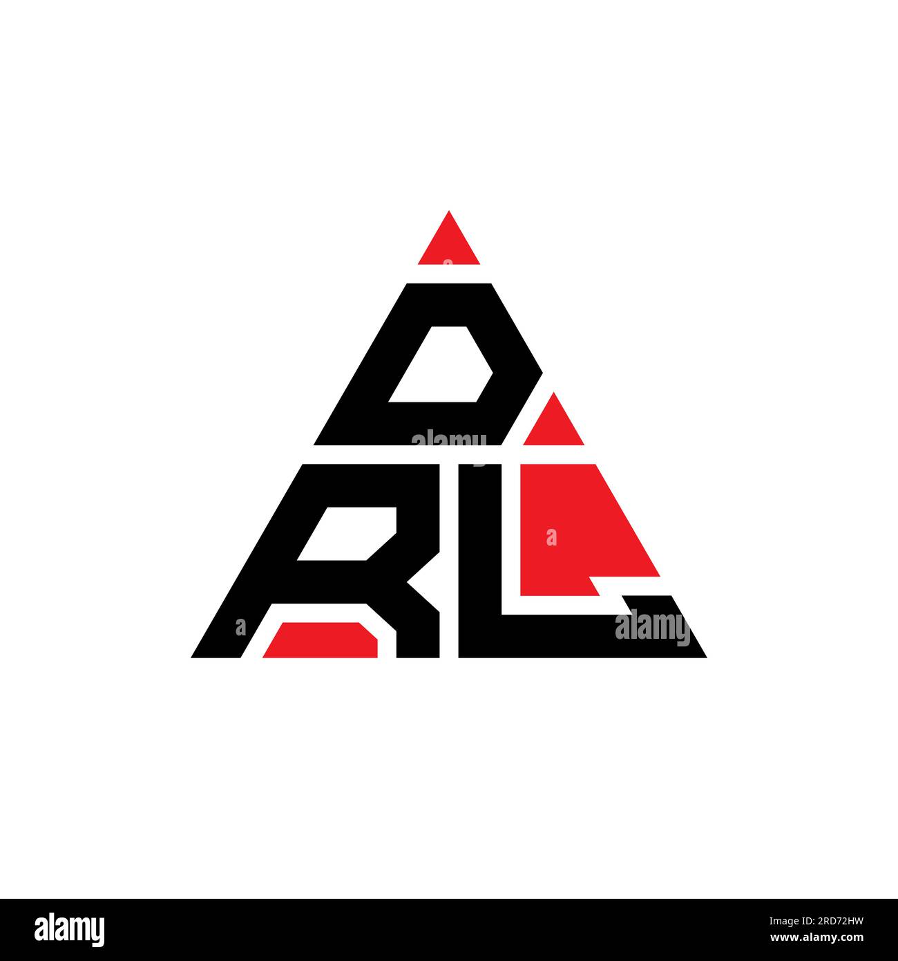 Drl Triangle Letter Logo Design With Triangle Shape Drl Triangle Logo Design Monogram Drl