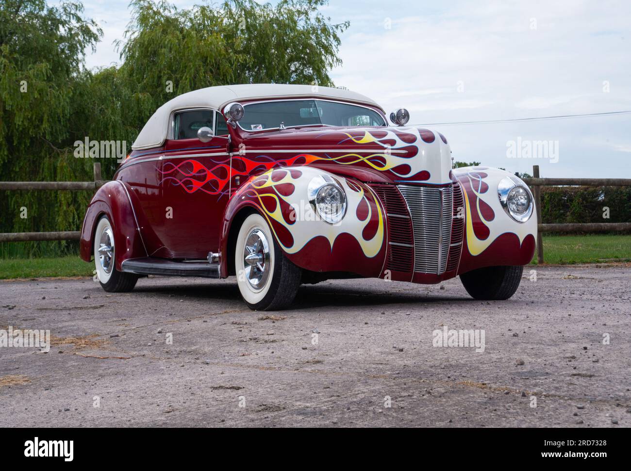 George Barris built 1937 Ford 'Teen Angel' 60s built custom car Stock ...