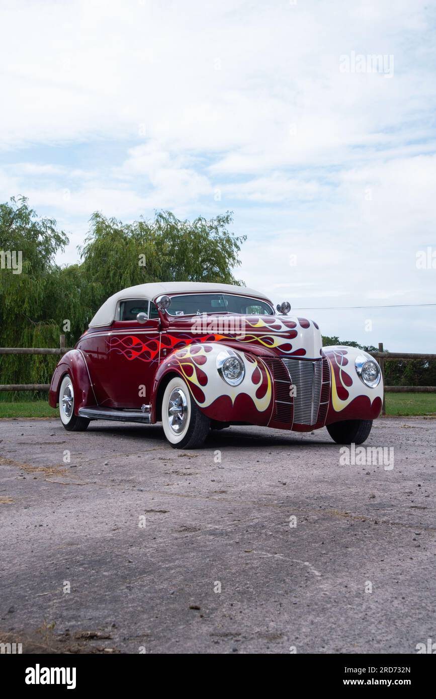 George Barris built 1937 Ford 'Teen Angel' 60s built custom car Stock ...