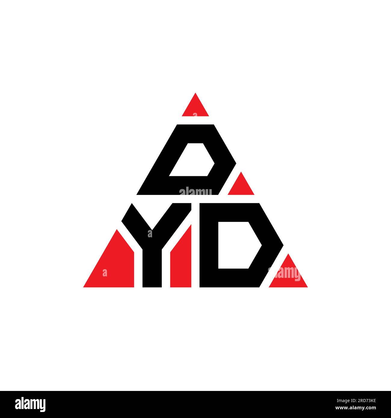 DYD triangle letter logo design with triangle shape. DYD triangle logo ...