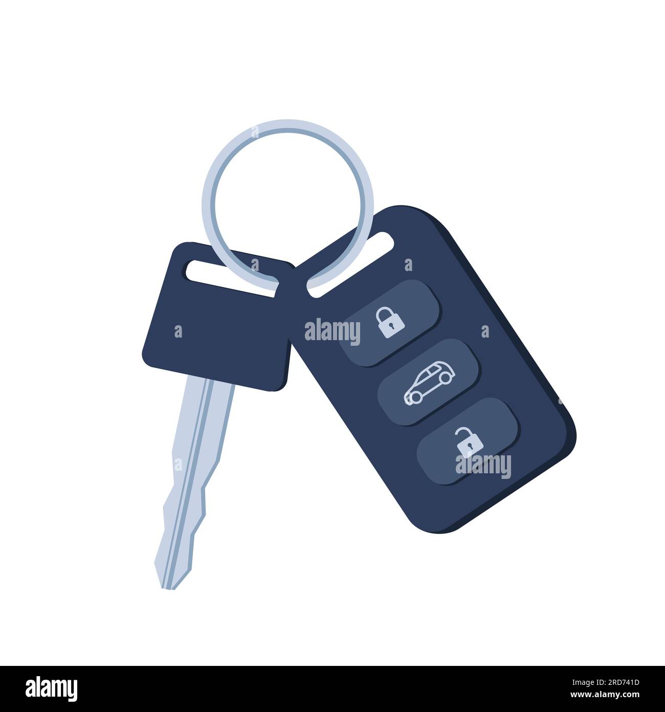 Car keys in hand Stock Vector Images - Alamy