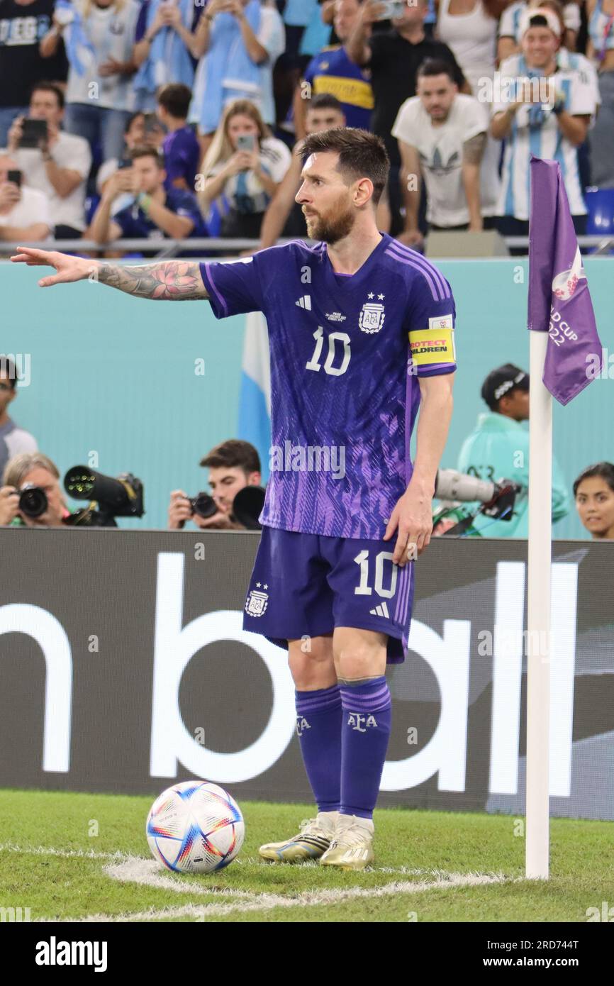 Messi argentina poland world cup 2022 hi-res stock photography and ...