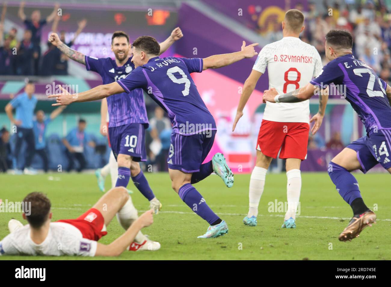 Doha, Qatar, 30, November, 2022. Julian Alvarez from Argentina ...