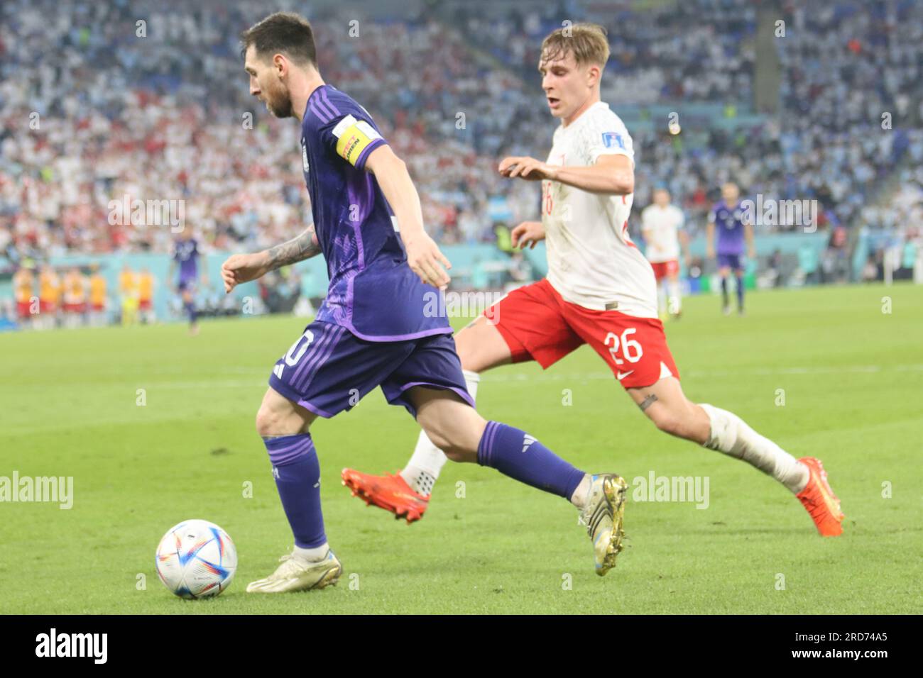 Doha, Qatar, 30, November, 2022. Lionel Messi from Argentina in action ...