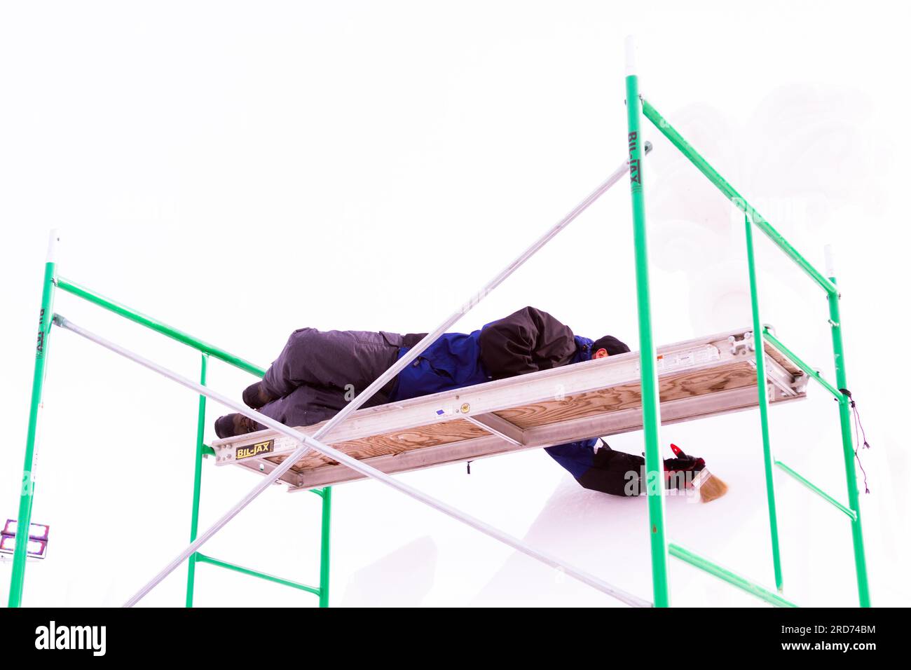 Snow sculpture winter Cut Out Stock Images & Pictures - Alamy