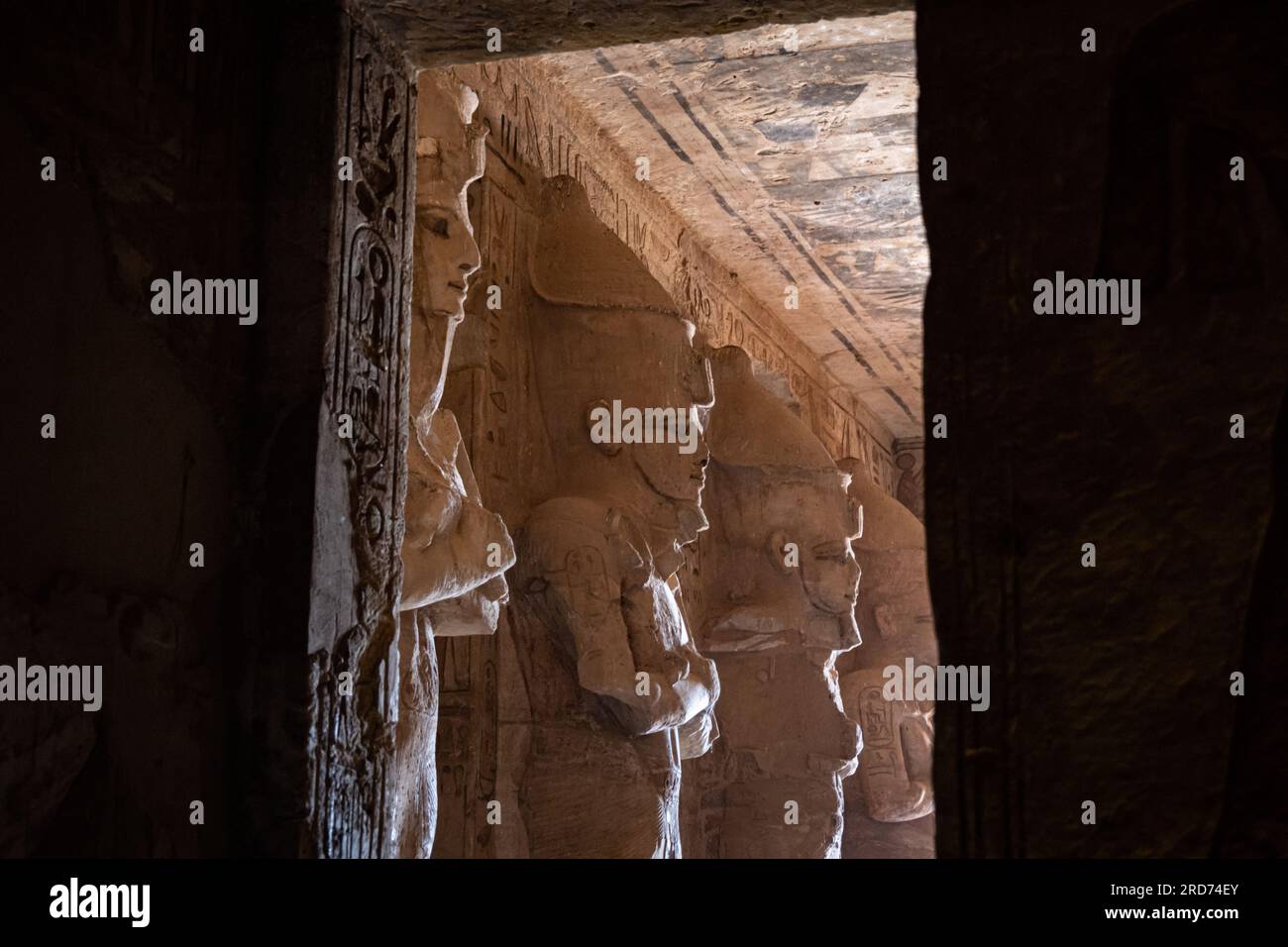 Abu Simbel Temples – Architectural Details Stock Photo - Alamy