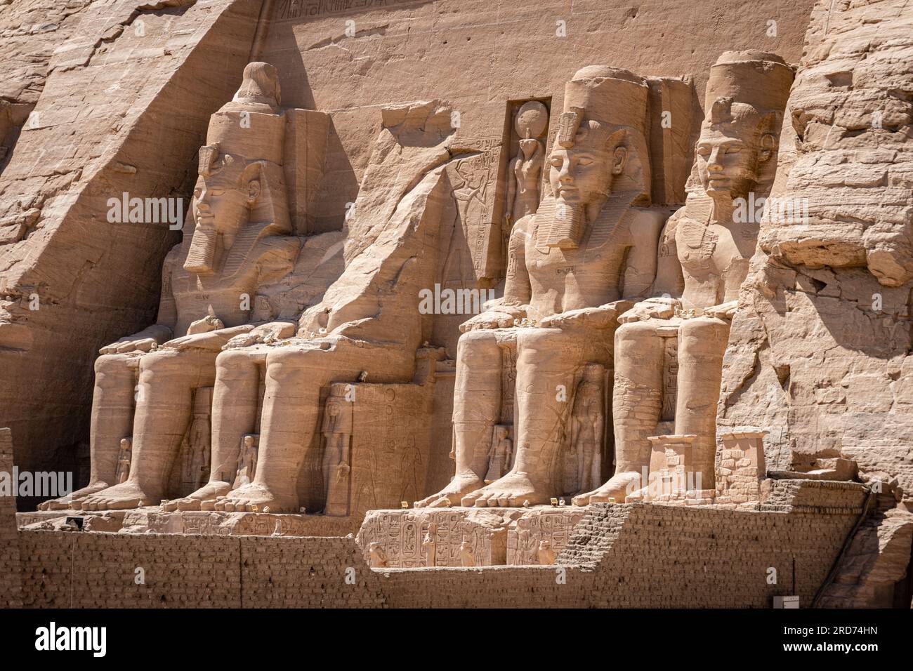 Abu Simbel Temples – Architectural Details Stock Photo - Alamy