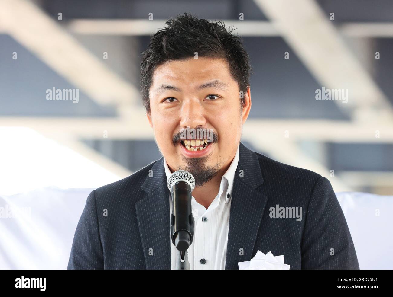 Tokyo, Japan. 19th July, 2023. Japan's toy maker Tomy vice president ...