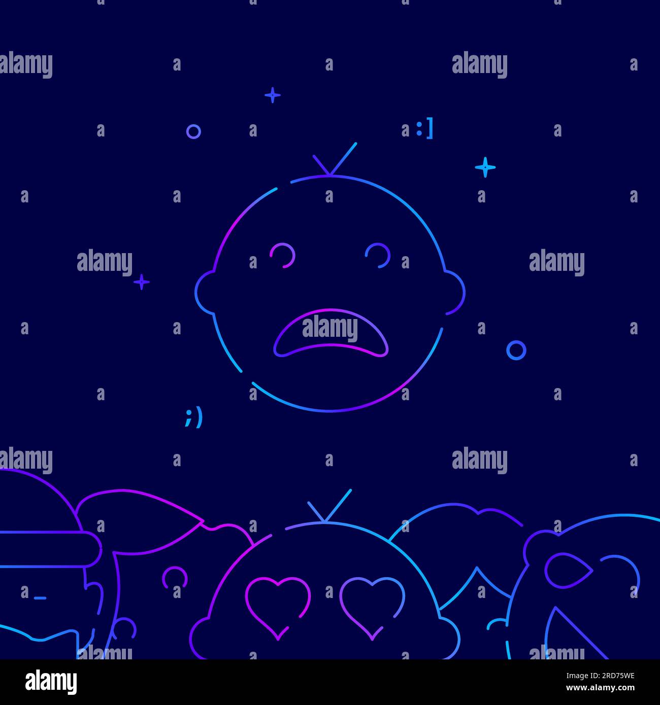 Smiley visage emoji hi-res stock photography and images - Alamy