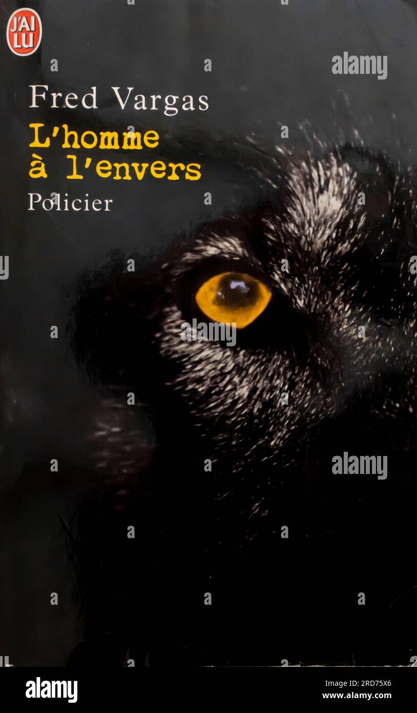 L'homme à l'envers - Fred Vargas book cover : 1999 Stock Photo - Alamy