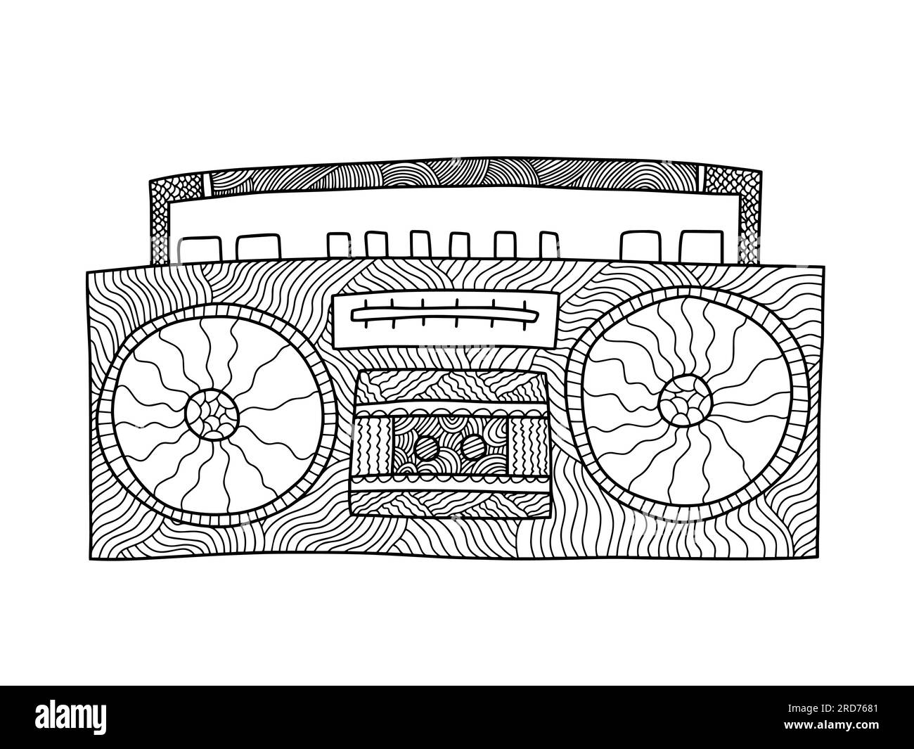 Coloring book page old Stock Vector Images - Alamy