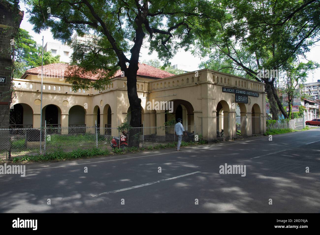 Pune- Albert Edward Library, East Street. Maharashtra, India Stock ...