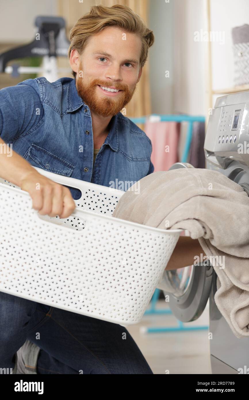 Folding clothes drying rack hi-res stock photography and images - Alamy