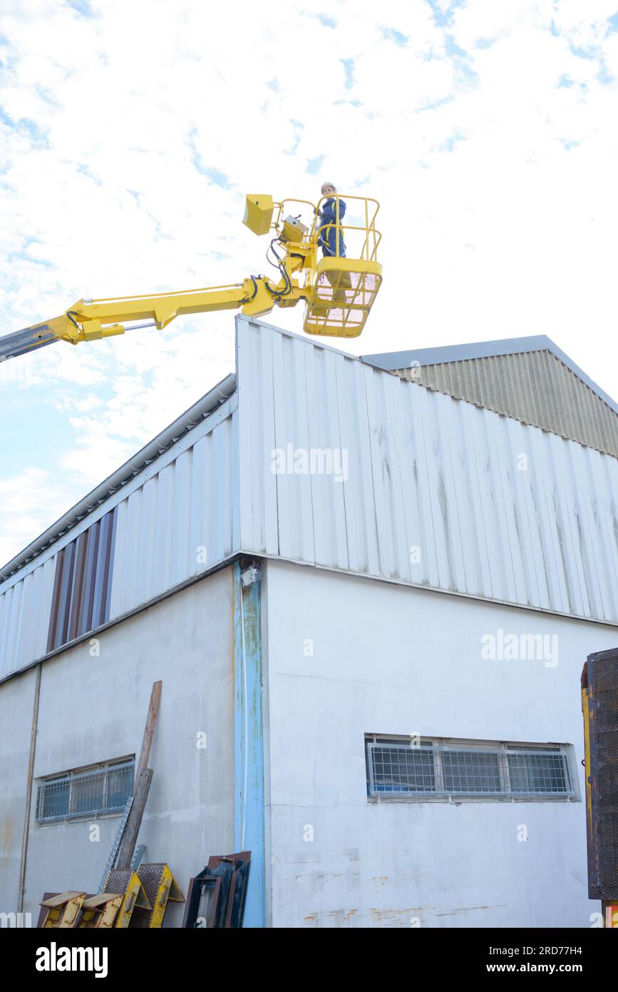 Cherry picker inspection hi-res stock photography and images - Alamy