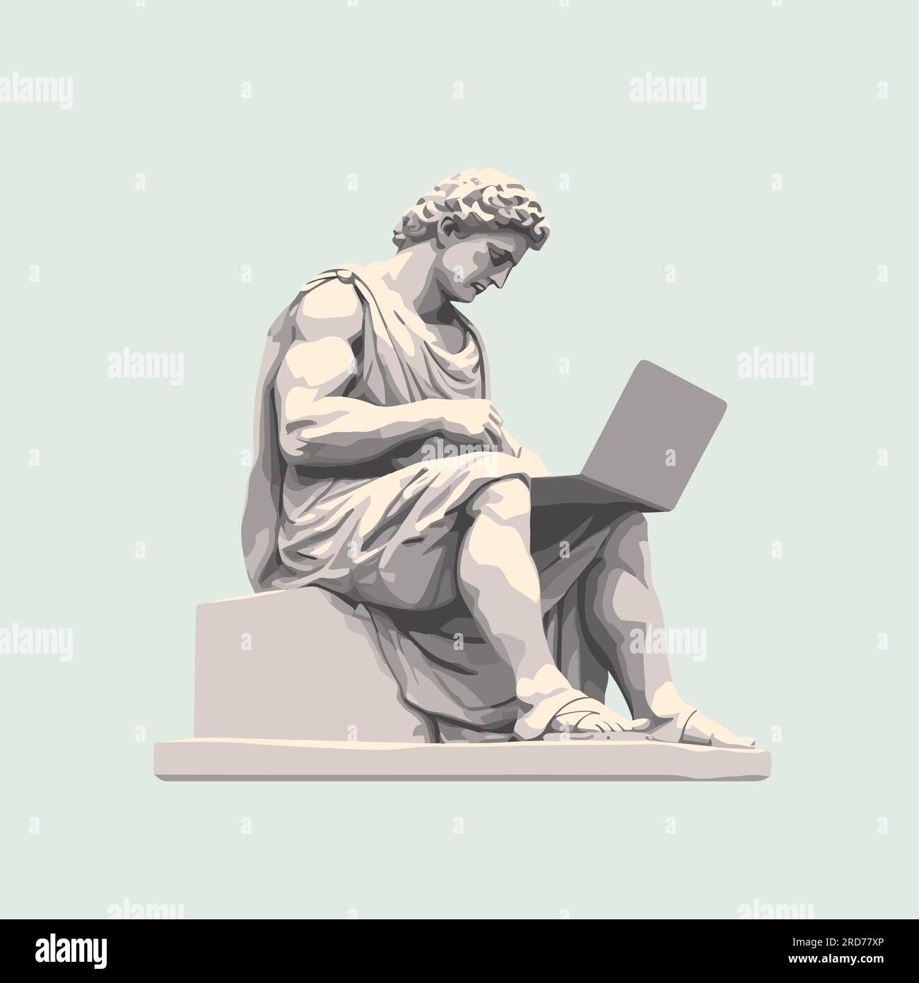 Greek woman statue nature hi-res stock photography and images - Alamy