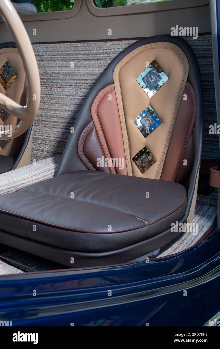 Custom art car creator Andy Saunders' 'Metropolis', based on a Peugeot ...