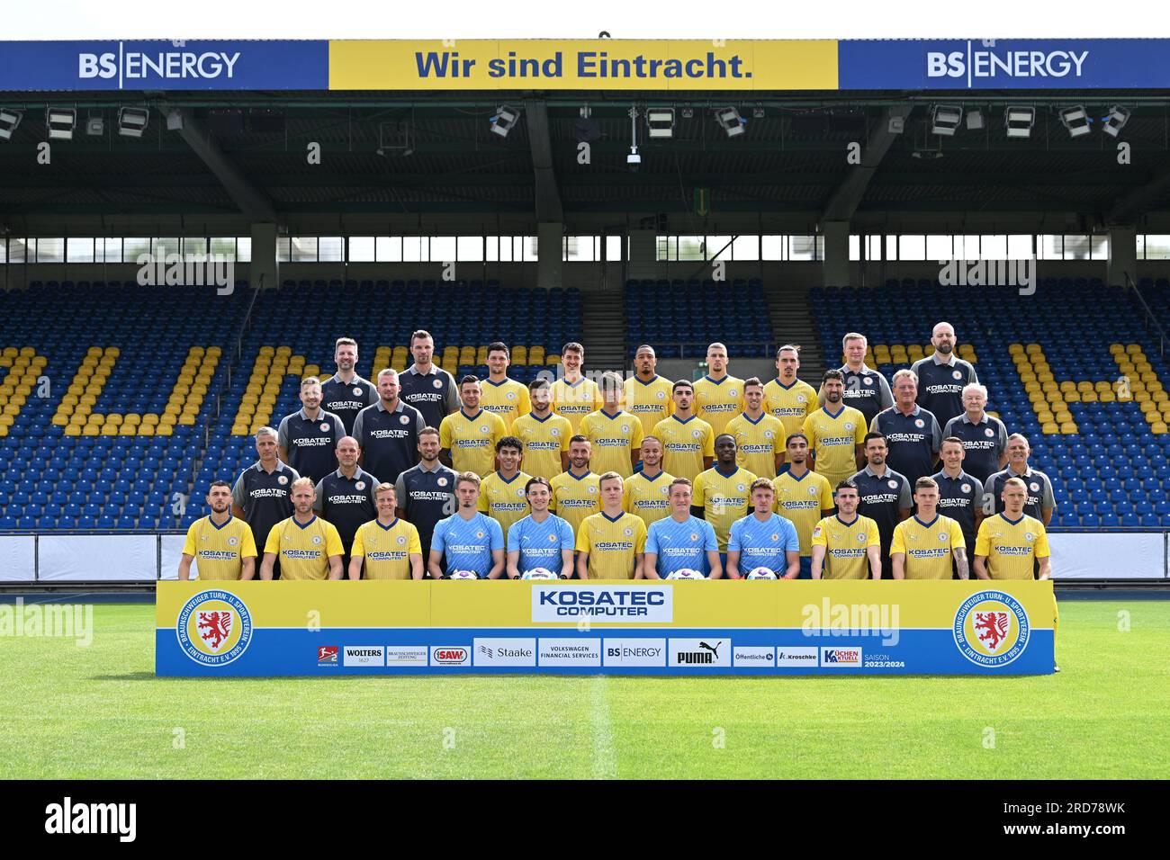 19 July 2023, Lower Saxony, Brunswick: Soccer: 2nd Bundesliga, 2023/ ...