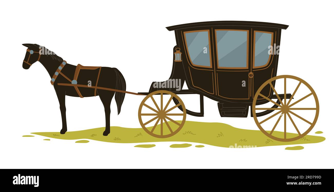 Horse traffic transportation transport Cut Out Stock Images & Pictures ...
