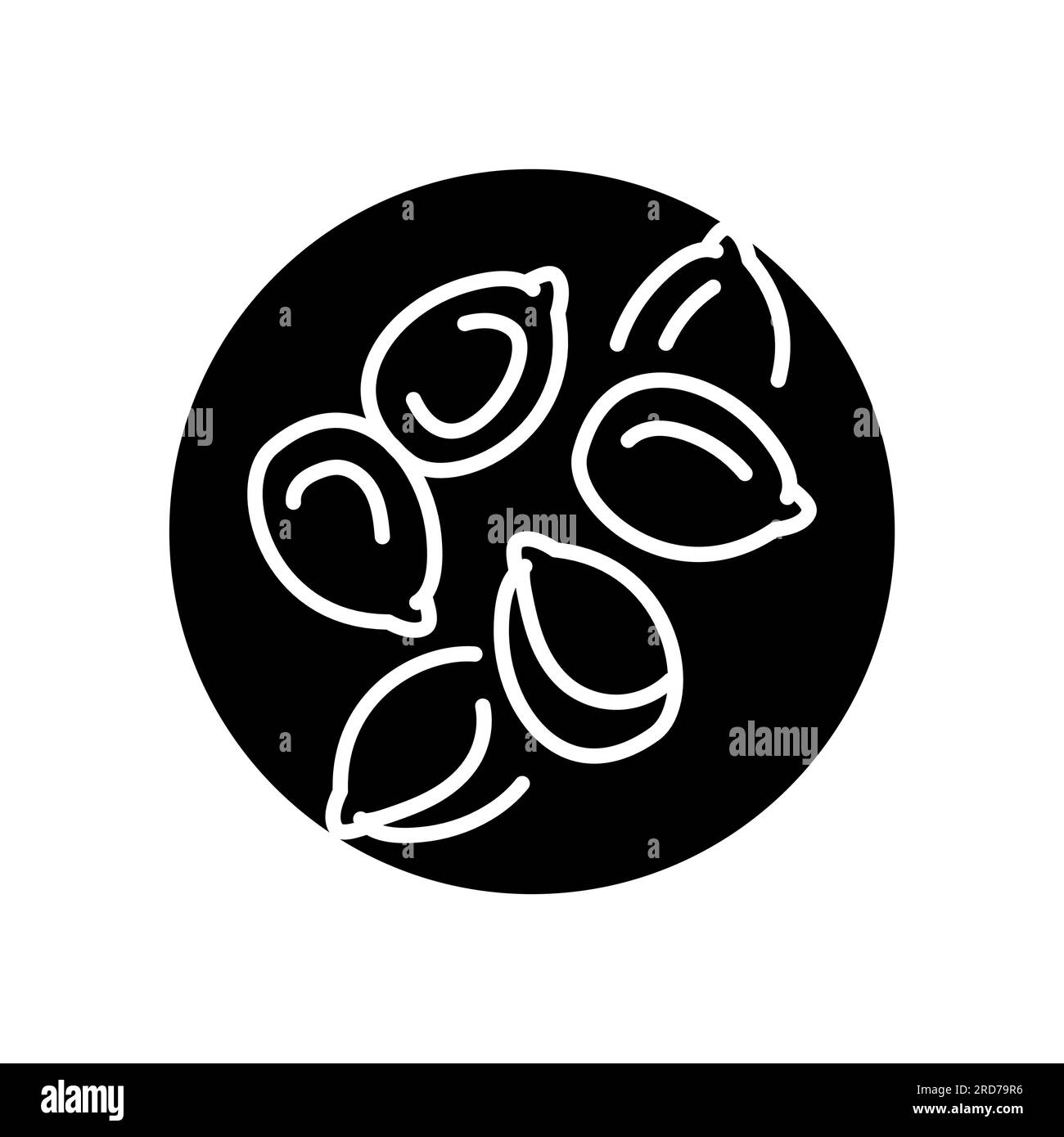 Corn seeds black line icon. Natural organic super food. Pictogram for ...