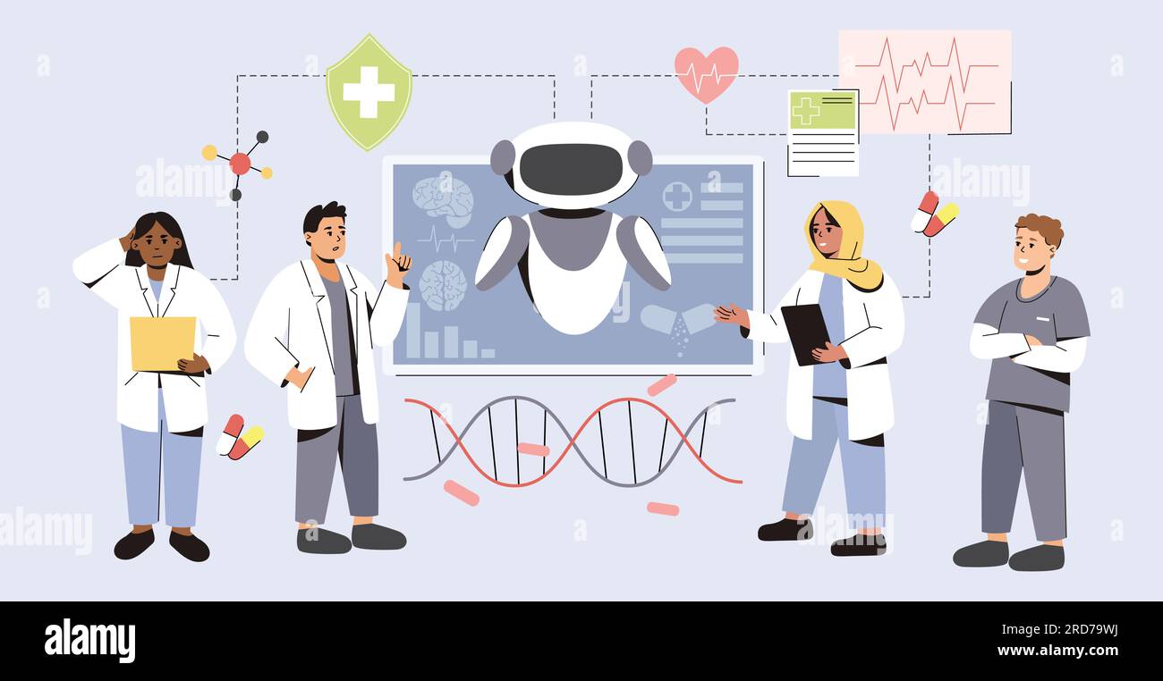 AI in medicine. Artificial Intelligence help in medical diagnosis and ...