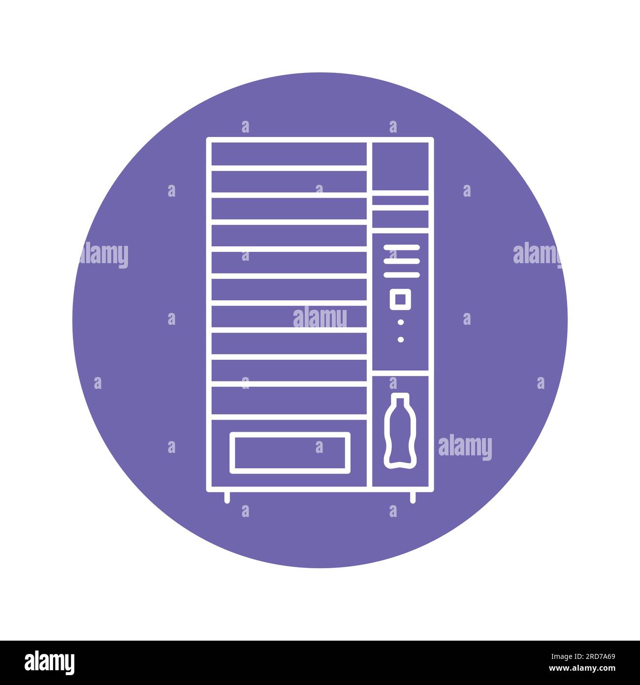 Self-service water machine black line icon. Pictogram for web page ...