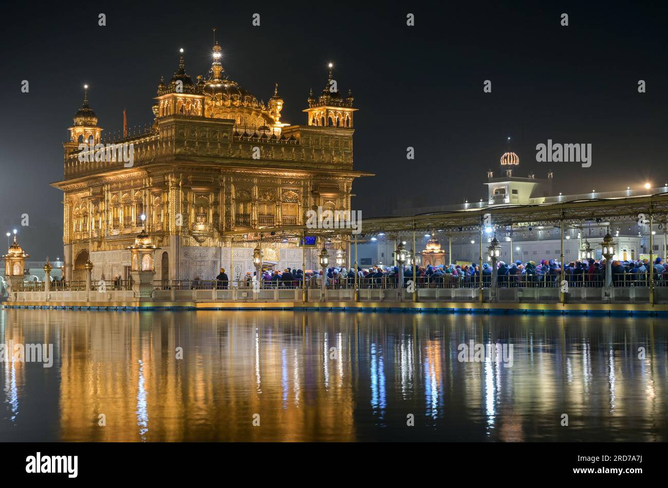 INDIA, Punjab, Amritsar, Harmandir Sahib, the golden temple, the main ...