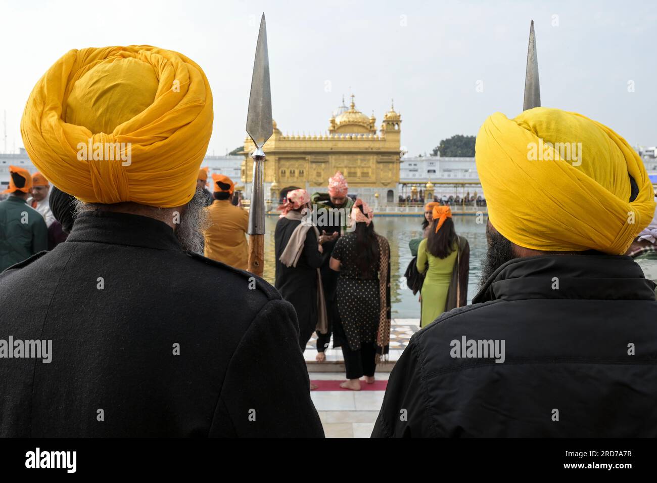 INDIA, Punjab, Amritsar, Harmandir Sahib, the golden temple, the main ...