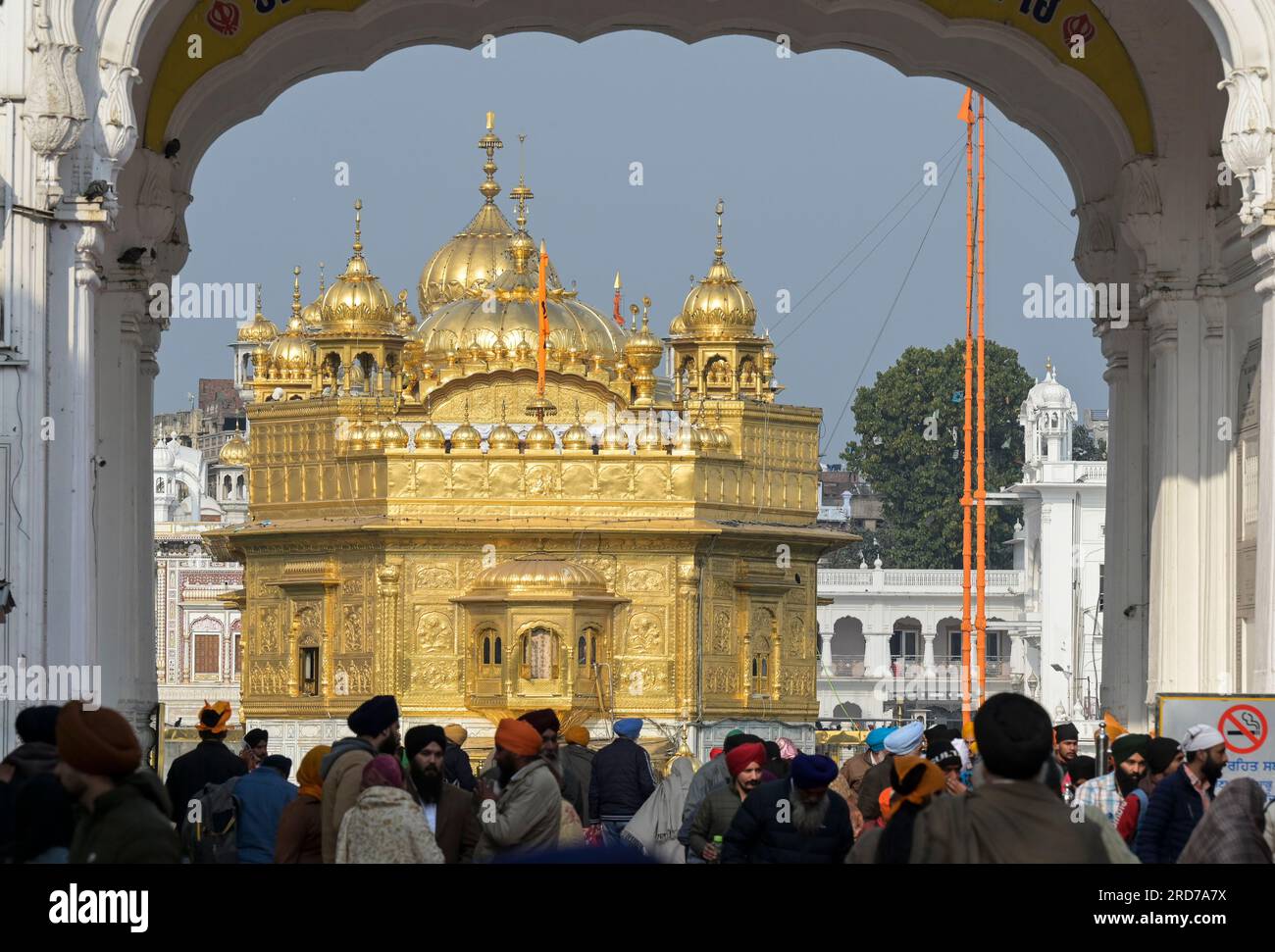INDIA, Punjab, Amritsar, Harmandir Sahib, the golden temple, the main ...