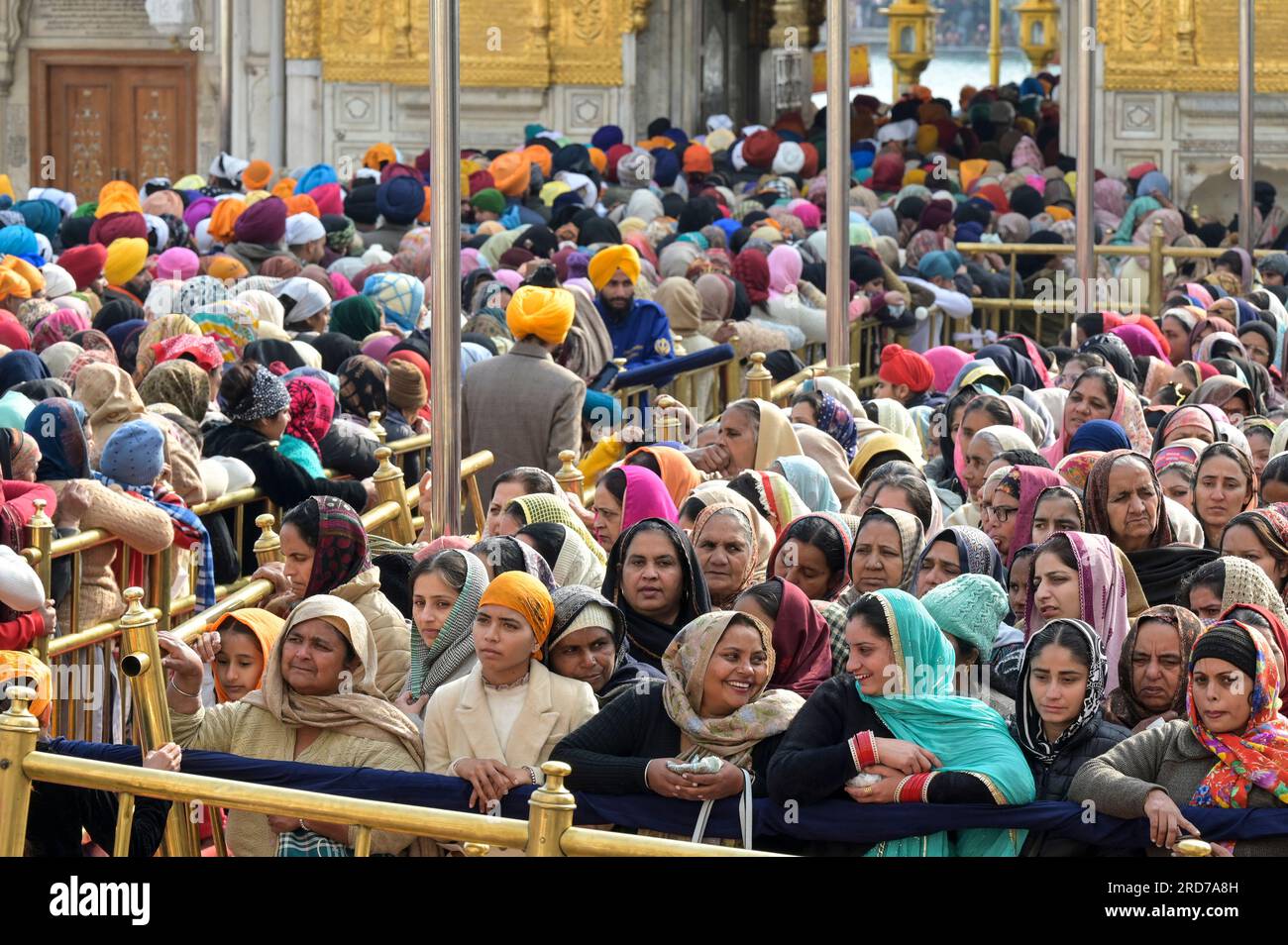 INDIA, Punjab, Amritsar, Harmandir Sahib, the golden temple, the main ...